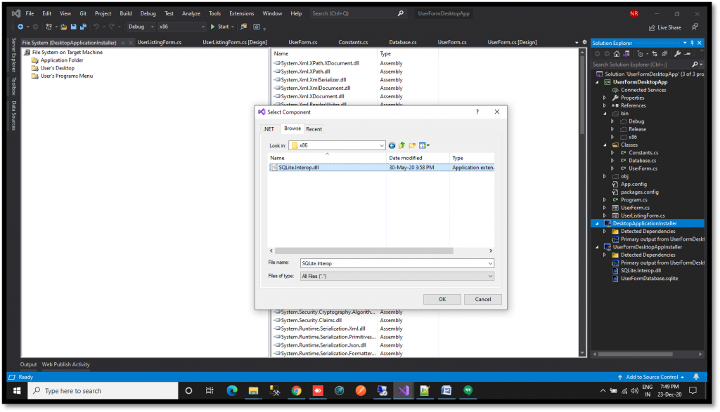 Know How to Create exe for the desktop application