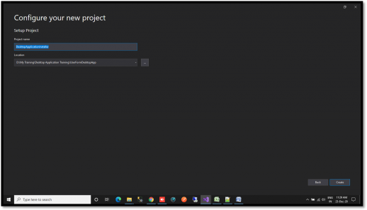 Know How to Create exe for the desktop application